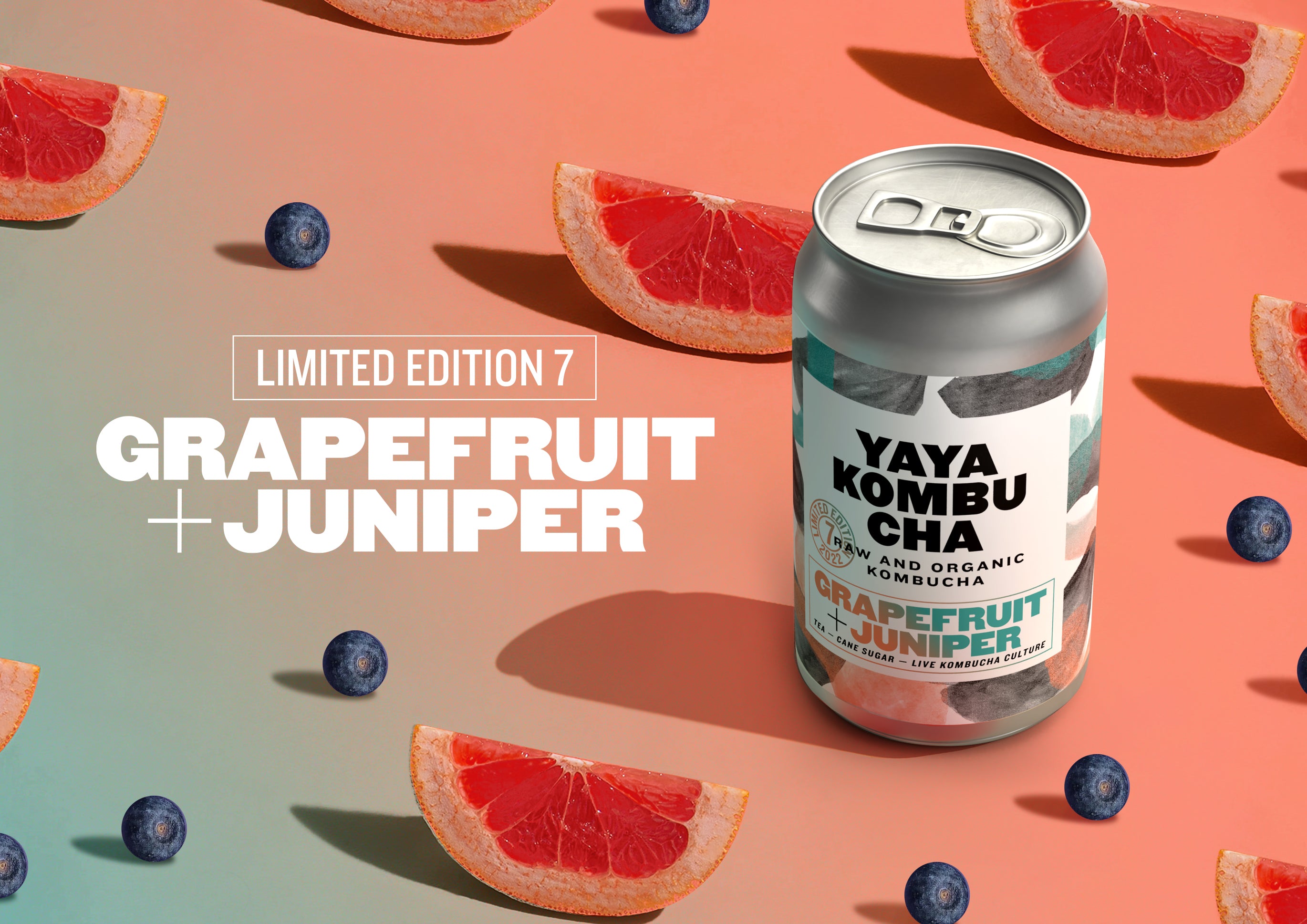 Limited Edition #7: Grapefruit Juniper – YAYA Kombucha